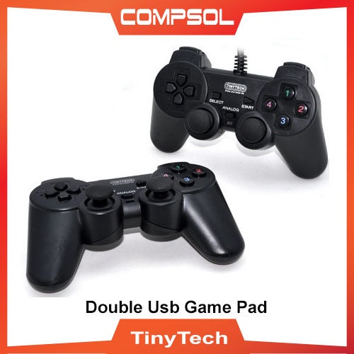 TinyTech GP-TS706D/VB Double Shock PC USB Double Controller | Shopee Malaysia