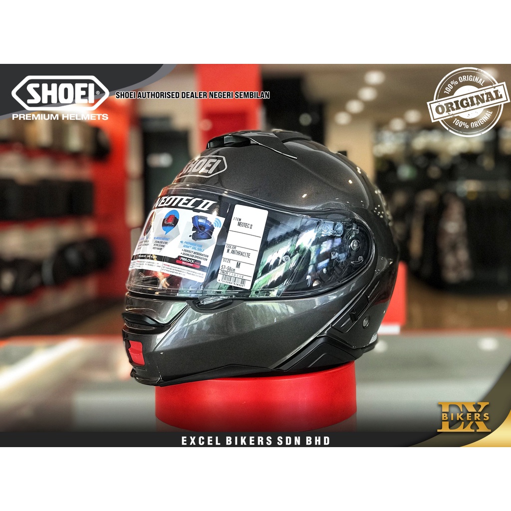 SHOEI NEOTEC 2 MT ANTHRACITE /NEOTEC /NEO TEC II /MODULAR HELMET / FLIP ...