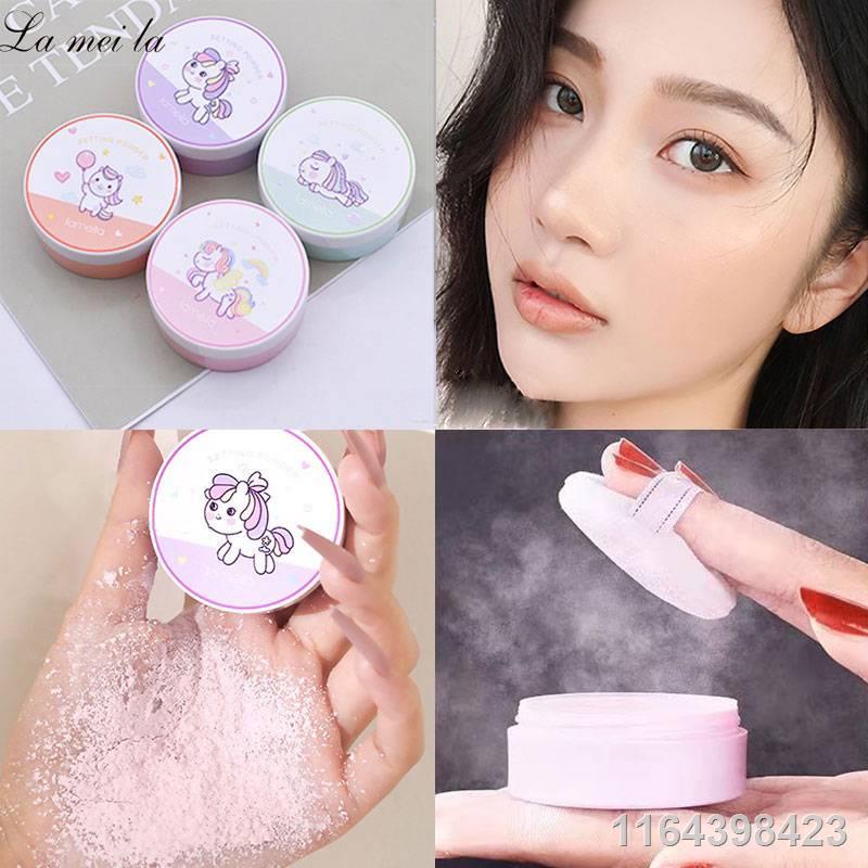 Cute Cartoons Oil Control Fixed Makeup Loose Powder Matte Shimmer ...