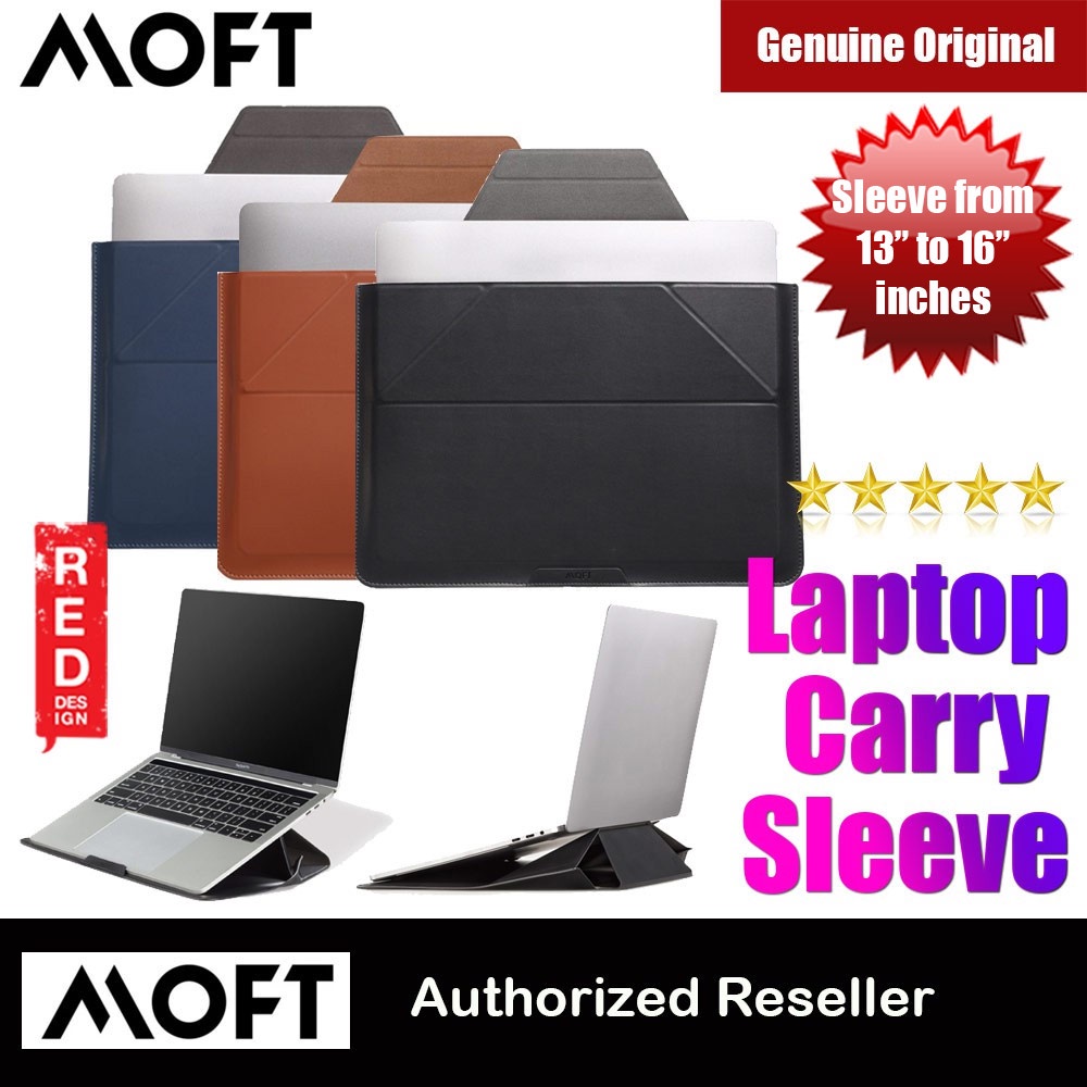 MOFT Carry Sleeve Standable Design PU Leather Laptop Sleeve for Laptop ...