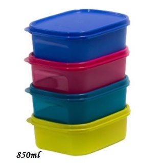 Tupperware Modular Mates Mini Rectangular I (4)/(2)/(1) 850ml | Shopee ...
