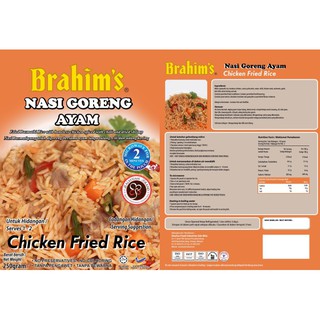 BRAHIM'S NASI GORENG AYAM CHICKEN FRIED RICE BRAHIM BRAHIMS TRAVEL FOOD ...