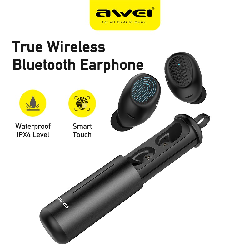 Awei T55 TWS Wireless Earbuds In-ear Noise Canceling Gaming Earphone ...