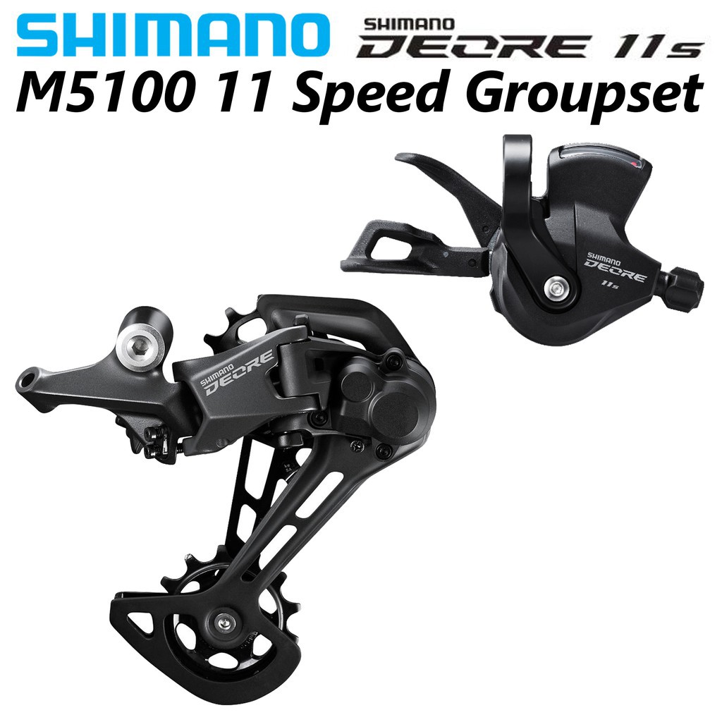SHIMANO DEORE M5100 M5120 RD GROUPSET REAR DERAILEUR M5100 11SPEED SHIFTER M4100 10 SPEED M4120 ...