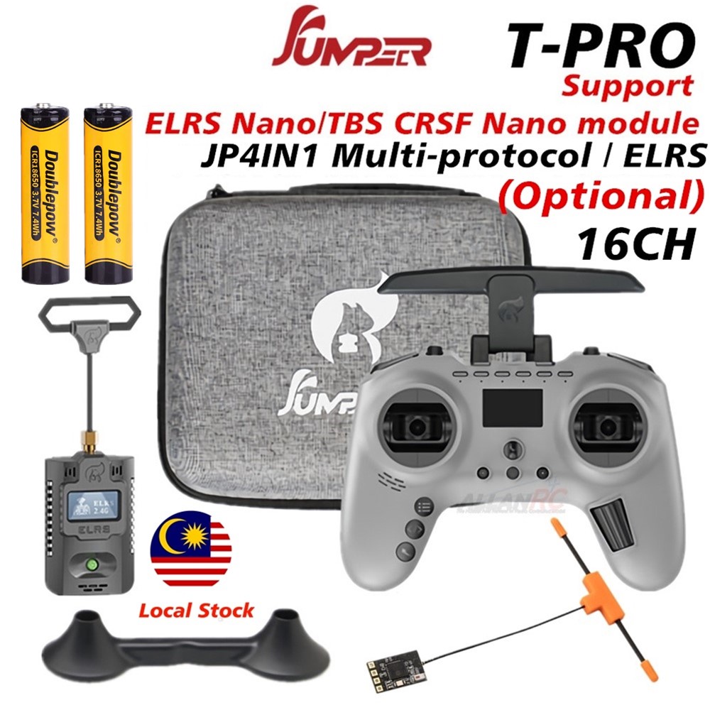 Jumper T Pro 2.4GHz 16CH Hall Sensor Gimbals OpenTX Remote Controller ...