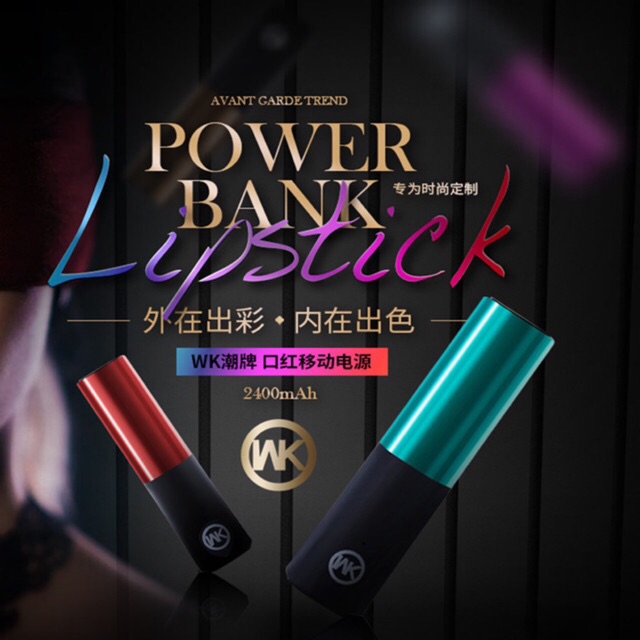 (READY STOCK) Lipstick Powerbank 2400mAh | Shopee Malaysia