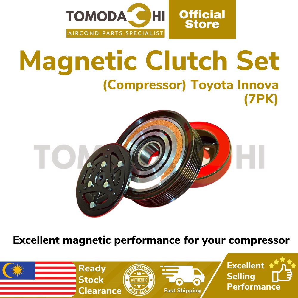 (READY STOCK) Magnetic Clutch Set (Compressor), Toyota Innova, 7PK ...