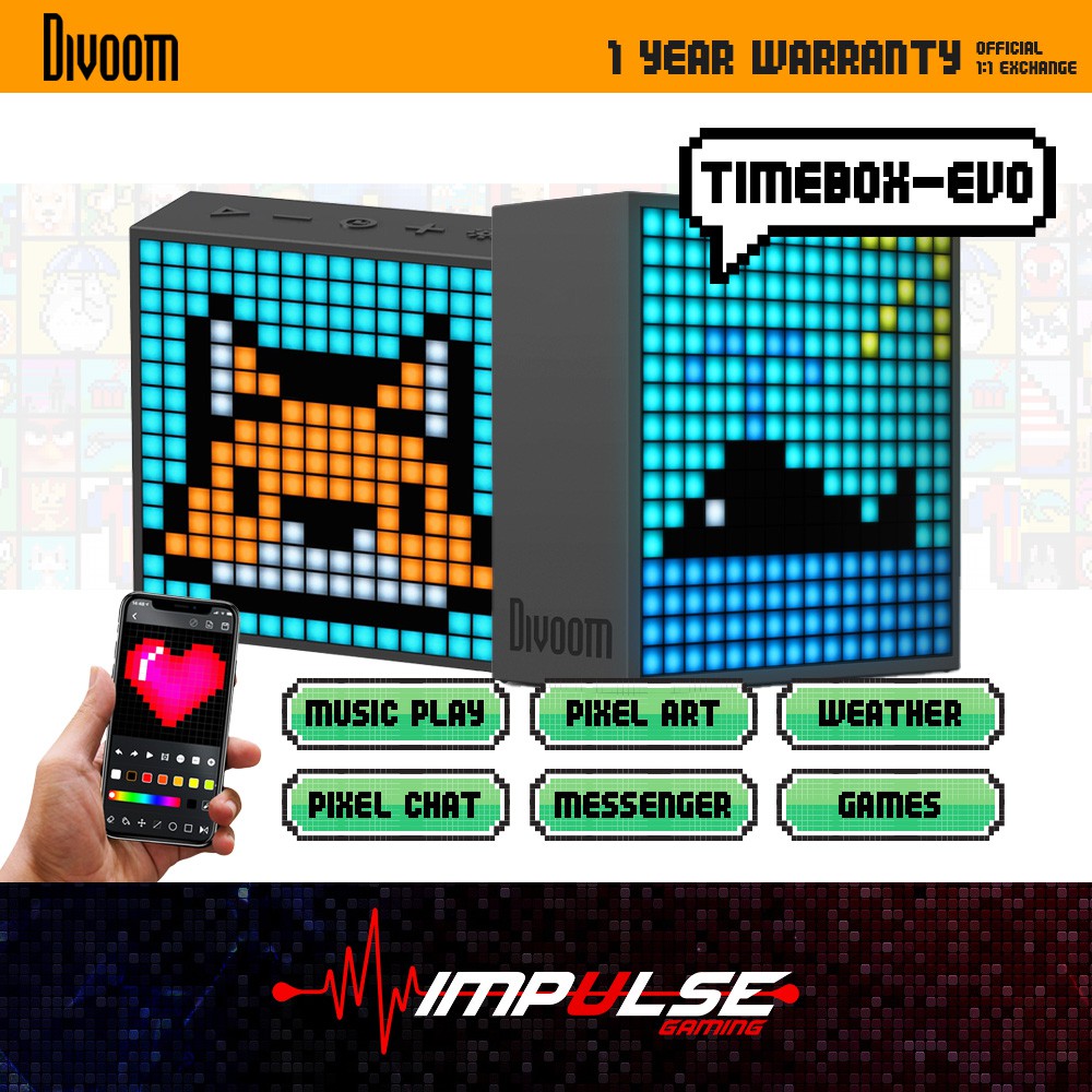Divoom Timebox-Evo - Evolution is Here Powerful Hardware Fine Audio ...