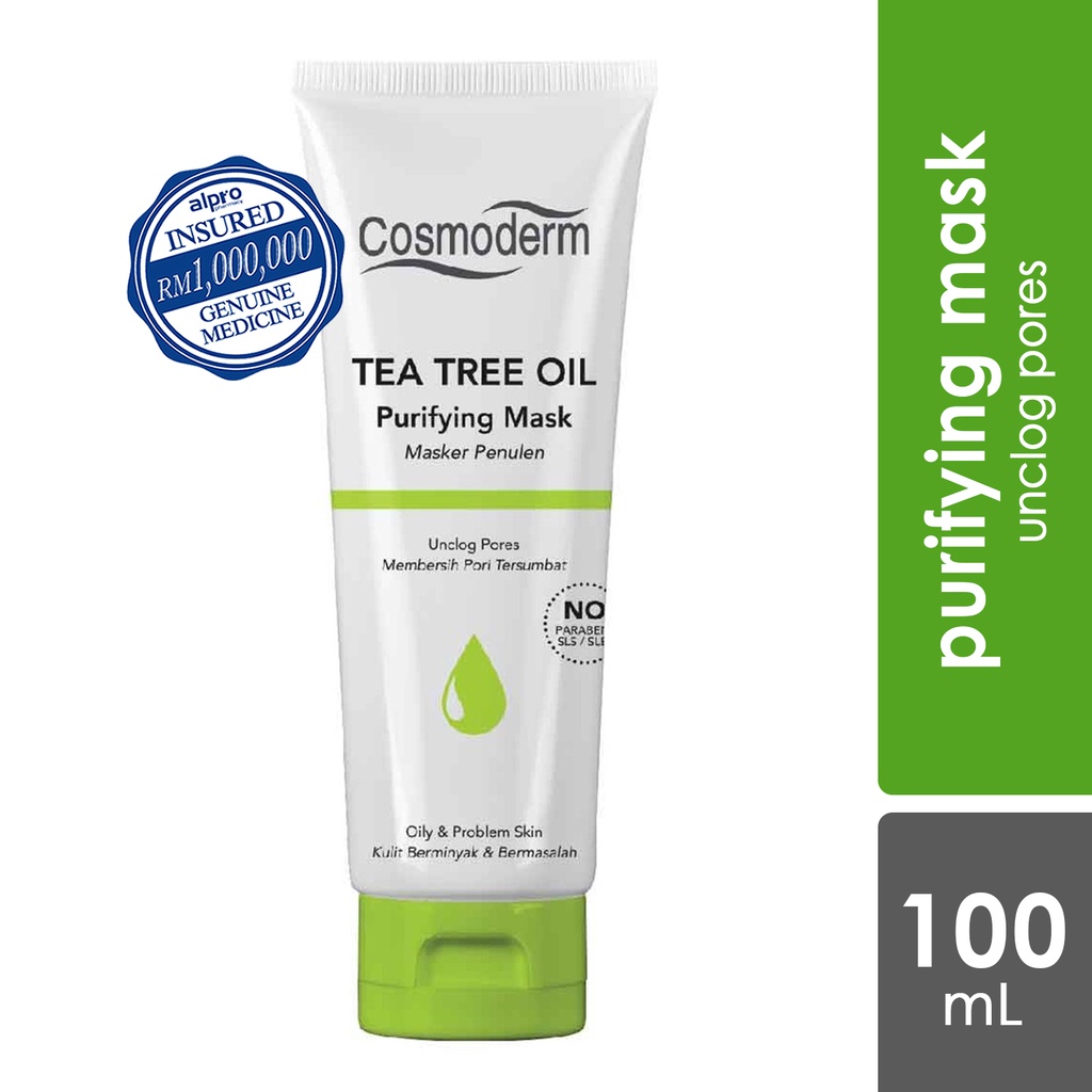 Cosmoderm Tea Tree Oil Purifying Mask (100ml) | Shopee Malaysia