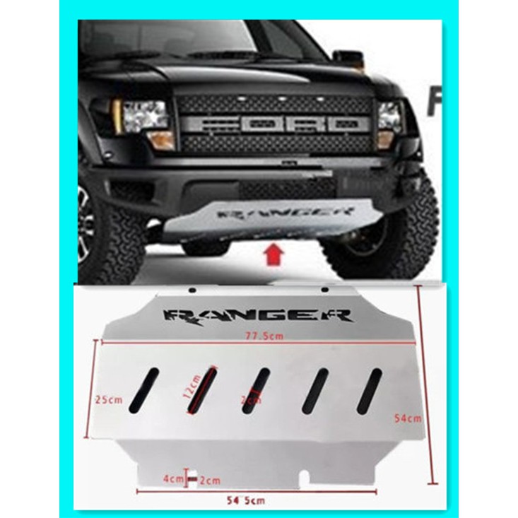 FORD RANGER T6/T7 UNDER GROUND PROTECT GUARD STEEL ENGINE BASH SKID ...