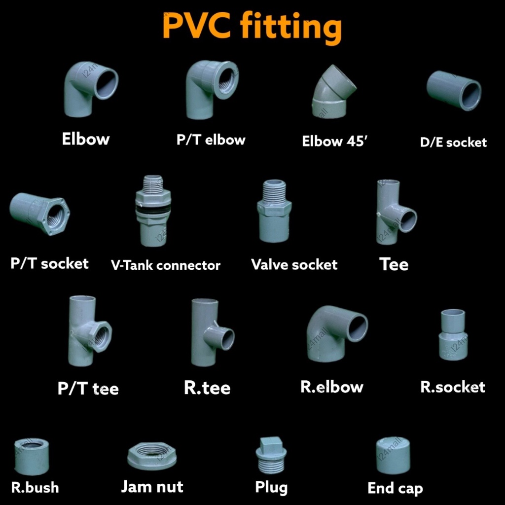 PVC Fittings 80mm 100mm PVC Joint Connector Penyambung Paip FOR DIY ...