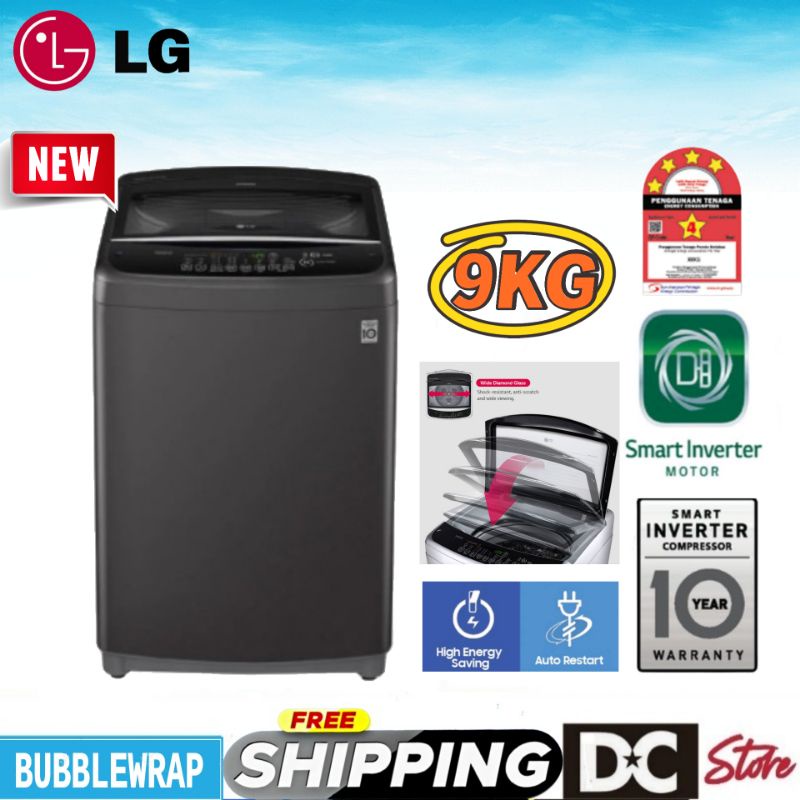LG 9KG Smart Invertor Washing Machine T2109VS2B | Shopee Malaysia