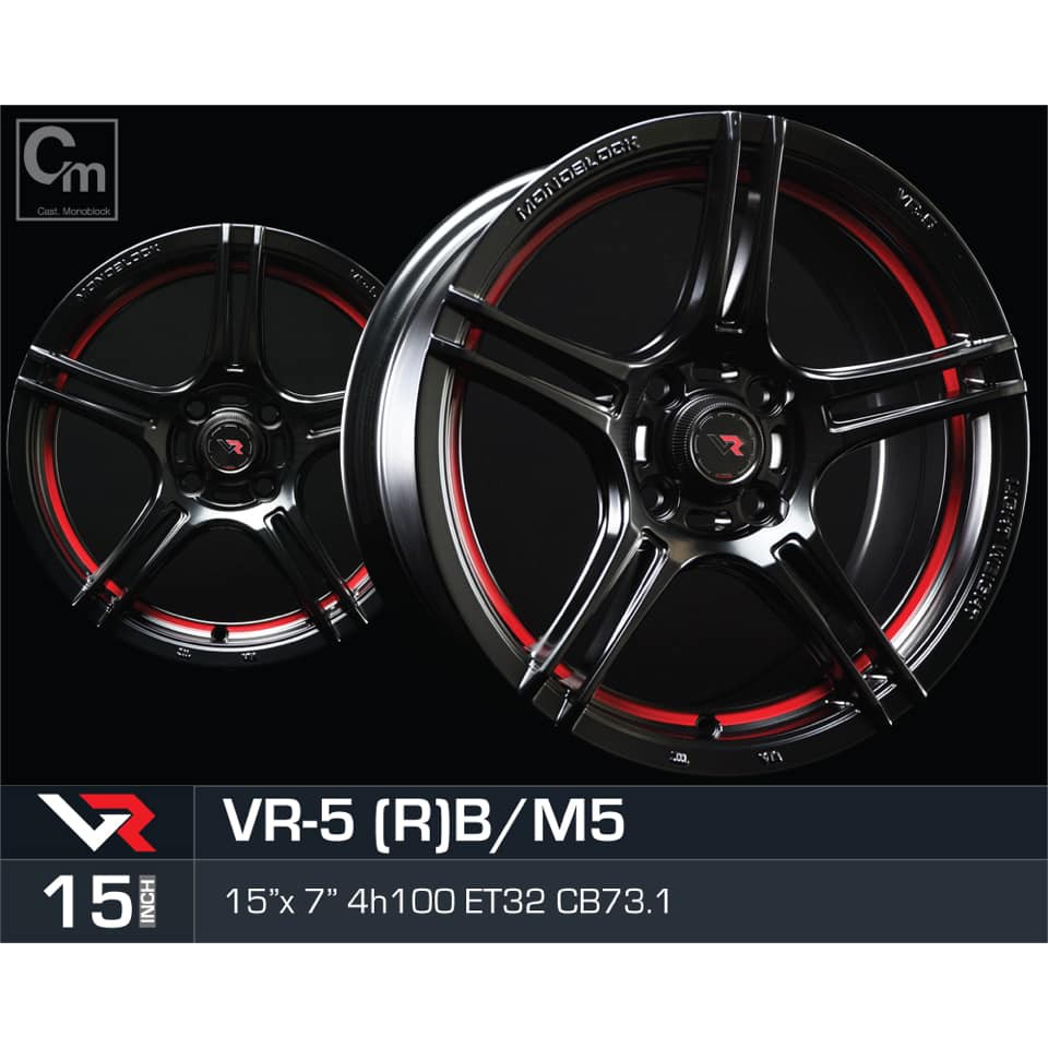 15 inch 7JJ 4X100 ET32 ORI CAR SPORT RIMS WHEELS VR5 | Shopee Malaysia