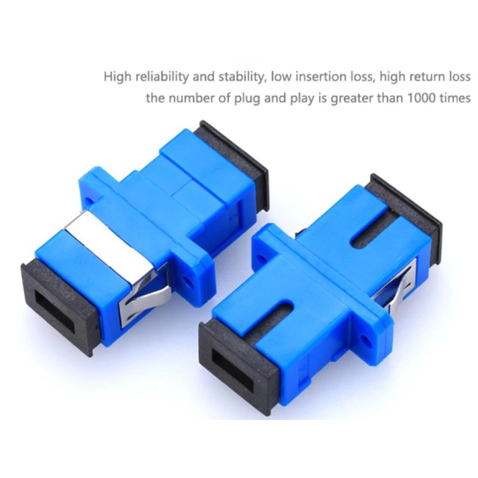 SC-SC Singlemode Fiber Optic Adapter Coupler Test-Passed for TM Maxis ...