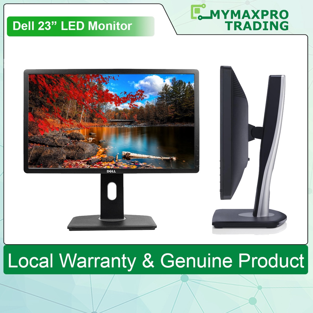 Dell P2312H 23" LED Monitor 1920 x 1080 Full HD VGA DVI-D (Refurbished ...