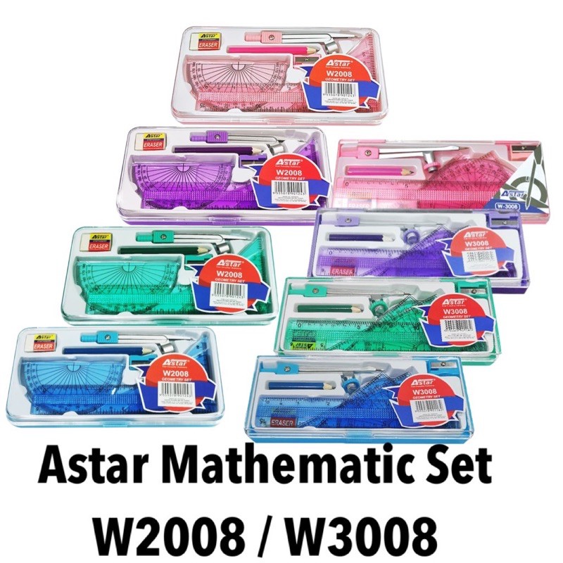 AKINA SAVE Astar Geometry Set W3008 / W2009 / W2008 (RANDOM) | Shopee ...