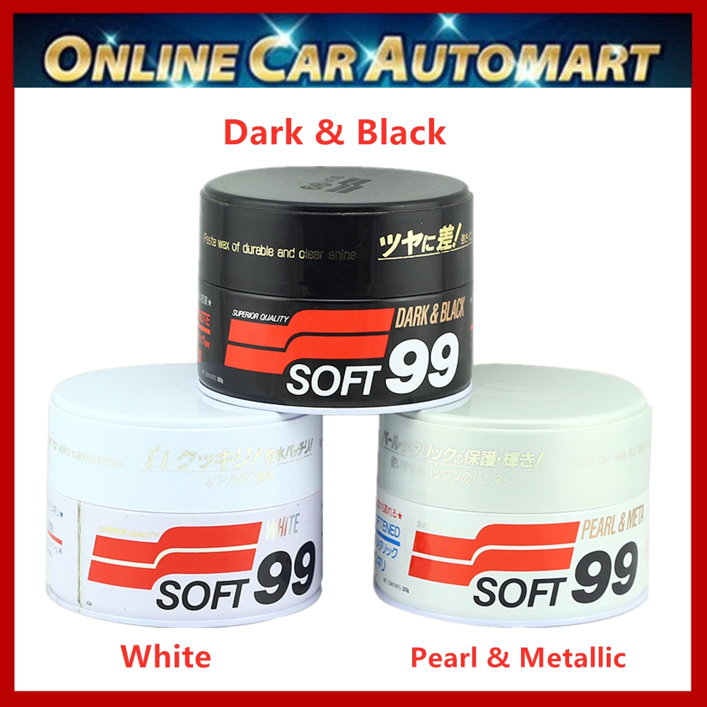 Soft 99 /Soft99 White/ Dark & Black/ Pearl & Metallic Soft Wax With Cleaner | Shopee Malaysia