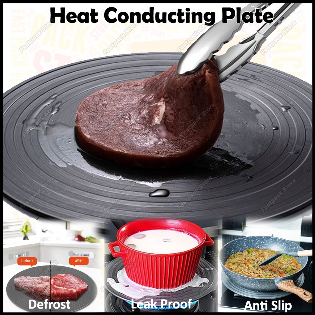 Fast Defrost Tray Thawing Heat Conducting Plate Metal Gas Stove Water ...