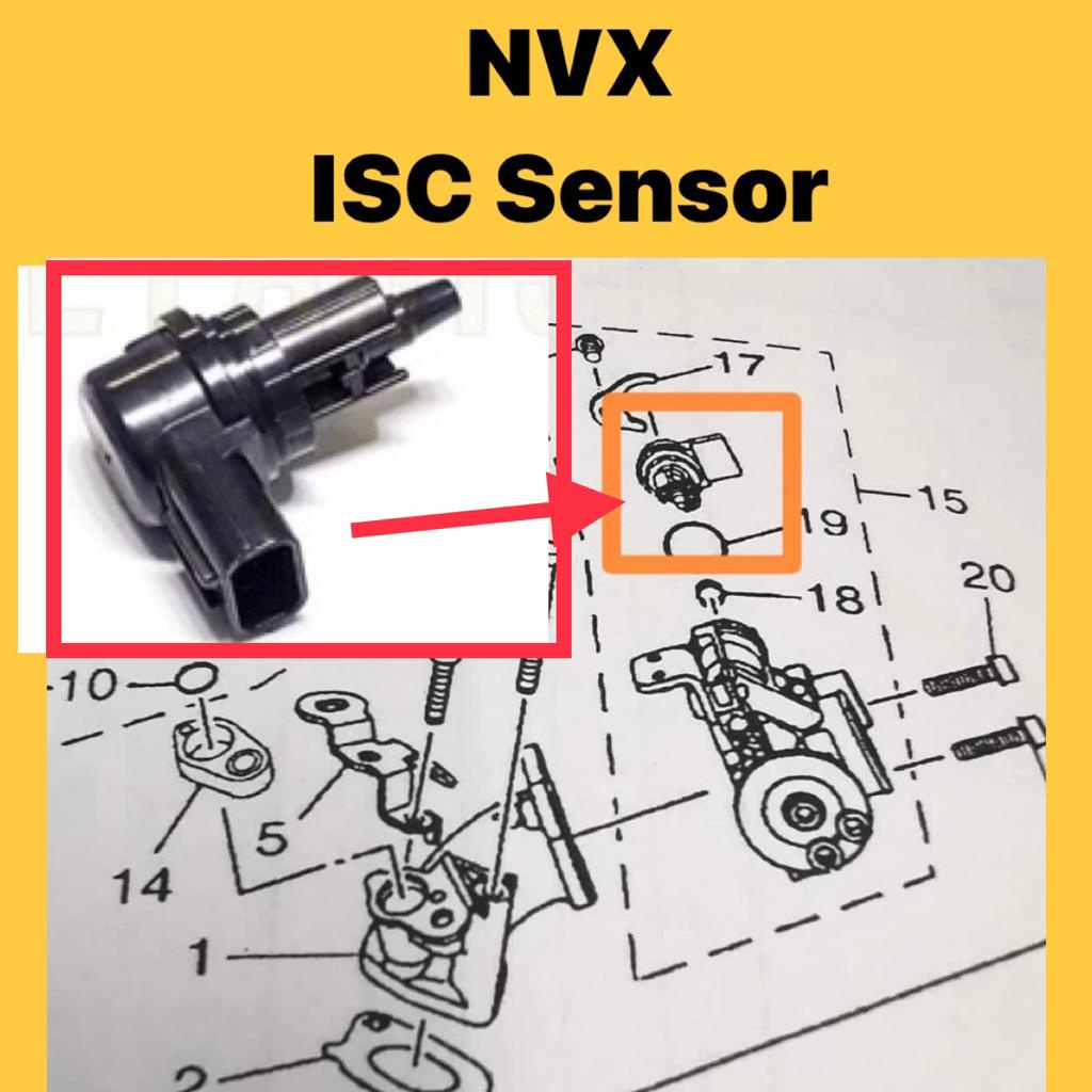 Yamaha NVX ISC Sensor // NVX155 ISC Actuator Sensor SAMA AEROX 155 ...