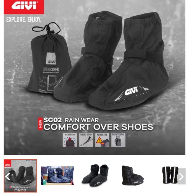 1-PAIR RAIN SHOE WATERPROOF MOTORCYCLE MOTOR MOTO BIKE BAJU KASUT HUJAN ...