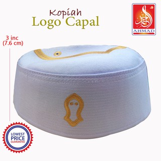KOPIAH DESIGN LOGO CAPAL/SANDAL Nabi (S.W) - WHITE/BLACK | Shopee Malaysia