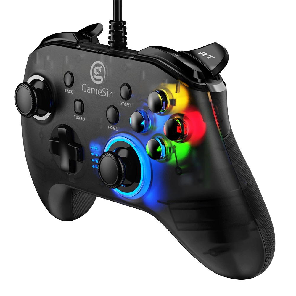 GameSir T4w USB Wired Gaming Controller Gamepad with Asymmetric and ...
