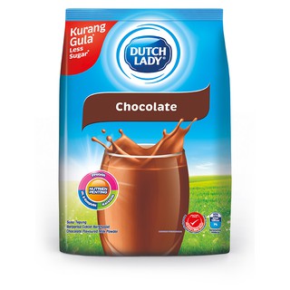 DUTCH LADY INSTANT CHOCOLATE DRINK MILK POWDER 900g (Less Sugar ...