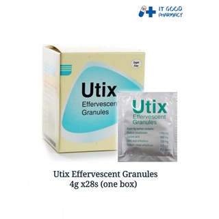 UTIX Effervescent Granules 12s/ 28s (Exp 2025) (UTI/Urinary Alkalinizer ...