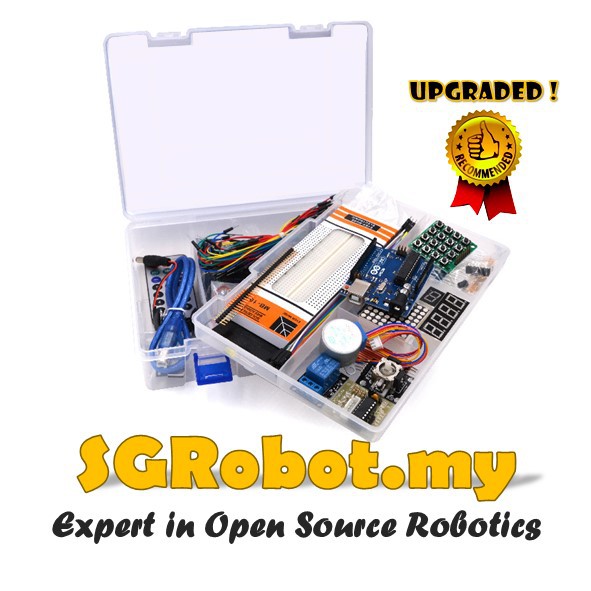 UNO R3 Upgraded Ultimate Starter Kit / Learning Kit V2 for Arduino | Shopee Malaysia