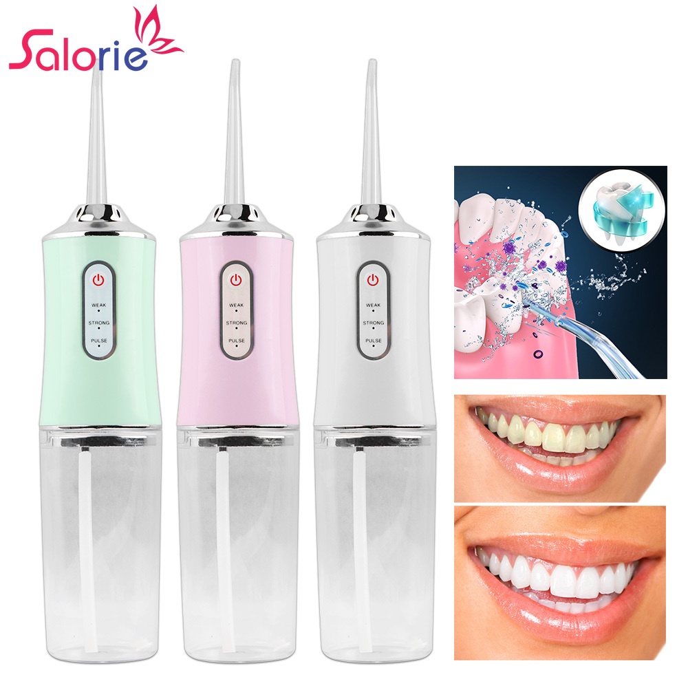 Salorie Water Flosser Electric Oral Irrigator Portable Water Sprayer ...