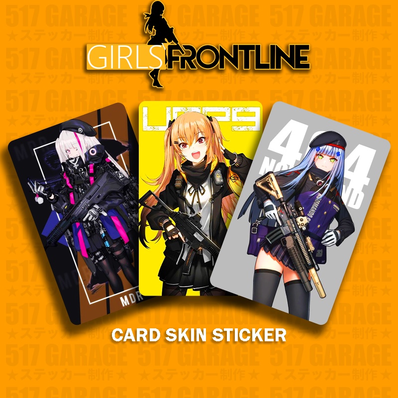 GIRLS FRONTLINE - T*G STICKER - DEBIT CARD STICKER - ATM STICKER ...