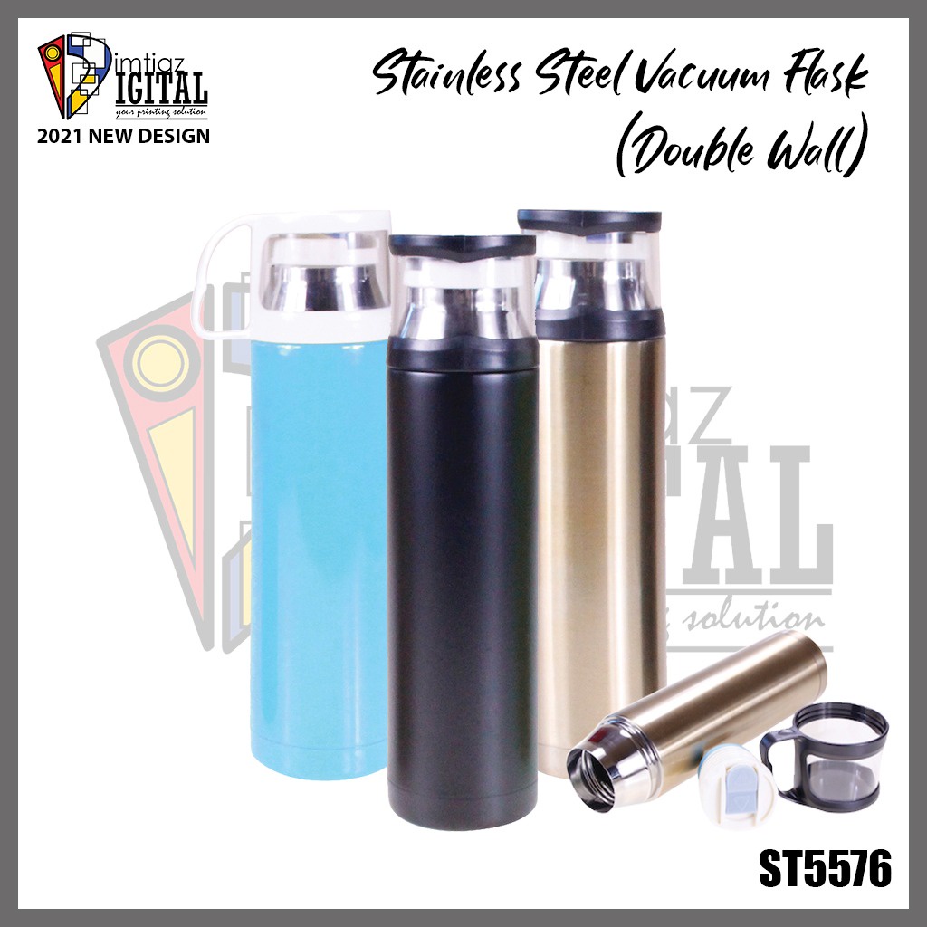 ST5576 | Stainless Steel Vacum Flask (Double wall) I Bekas air panas ...