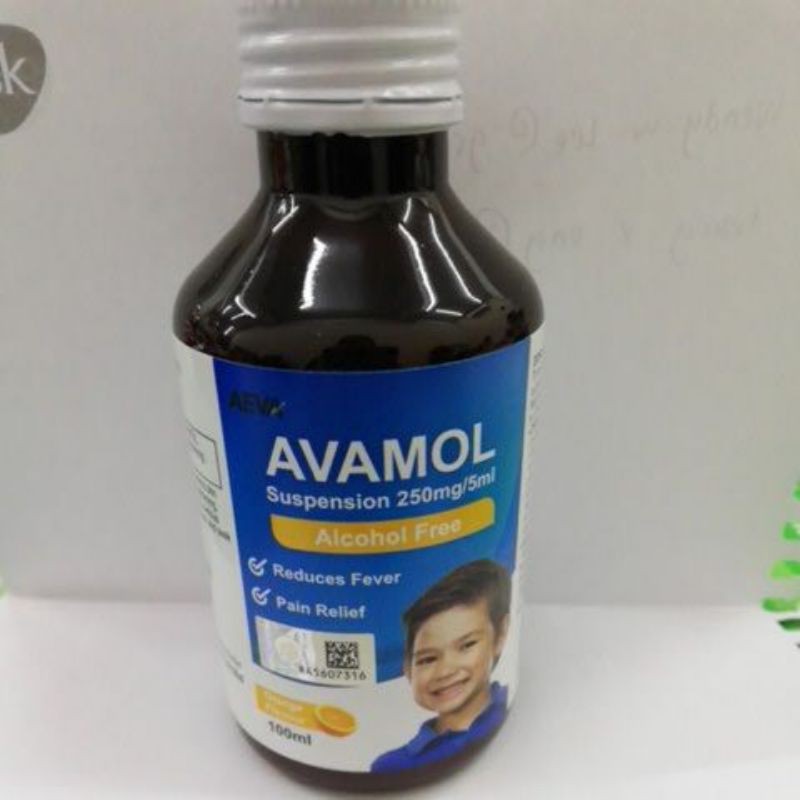 Avamol suspension 250mg/5ml orange flavour (100ml) | Shopee Malaysia