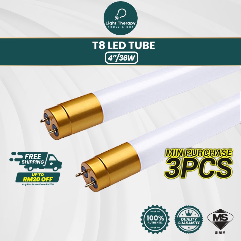 4FT/36W T8 LED Tube Lampu Kalimantang Rumah LED Lampu Panjang Tiub Lampu LED Lampu Rumah Led ...