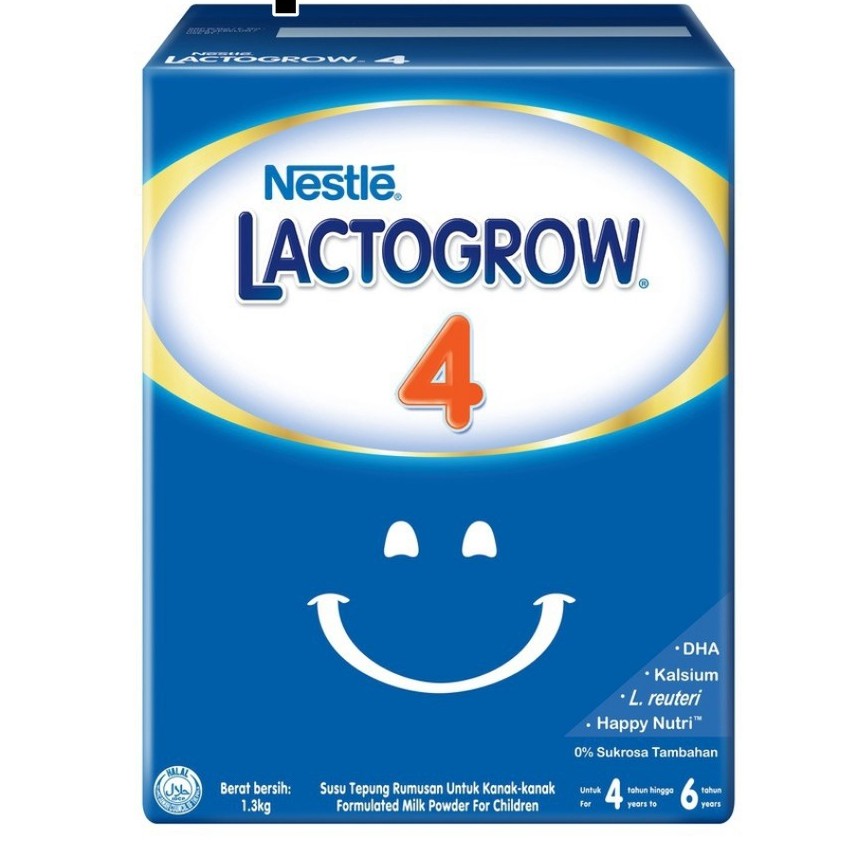 Nestle Lactogrow 4 1.3kg(kotak x cantik) | Shopee Malaysia