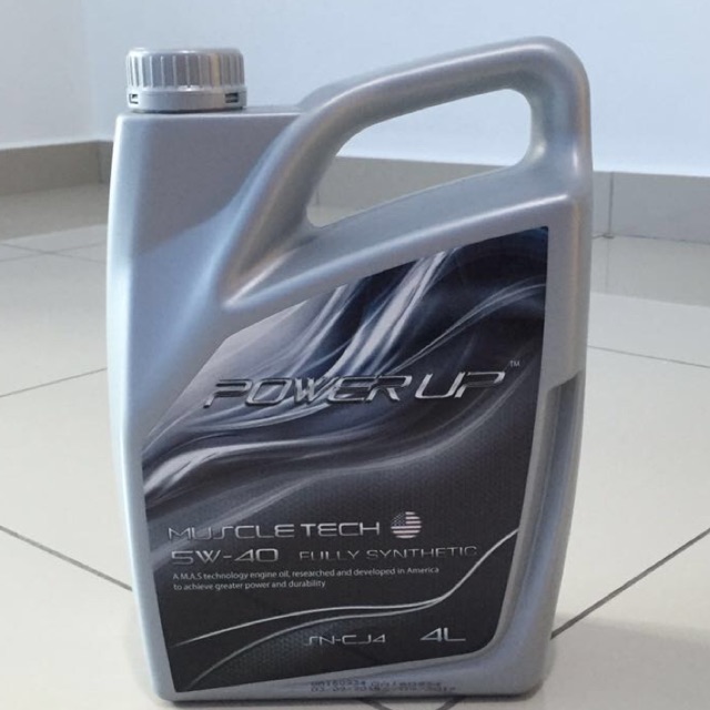 New PowerUp Fully Synthetic Engine Oil 4L | Shopee Malaysia