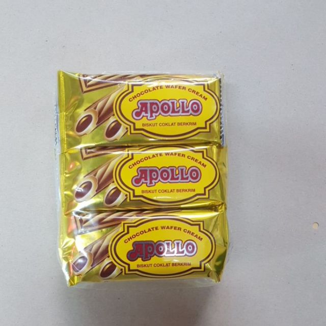 Apollo Chocolate Wafer 11G X 10Pack | Shopee Malaysia