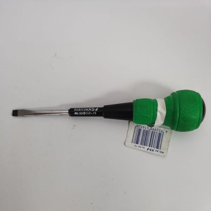 (Original) Rubicon Screwdriver (-) 5.0x75mm No. 55 Made in Japan (Local ...