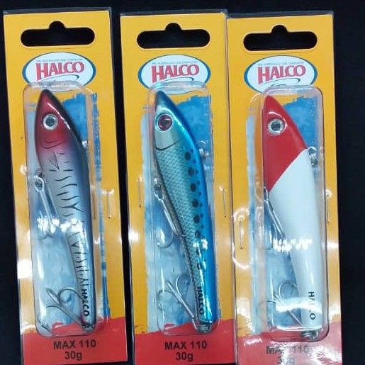 Halco Max 110 30g Trolling, Casting and Jigging Fishing Lure | Shopee ...