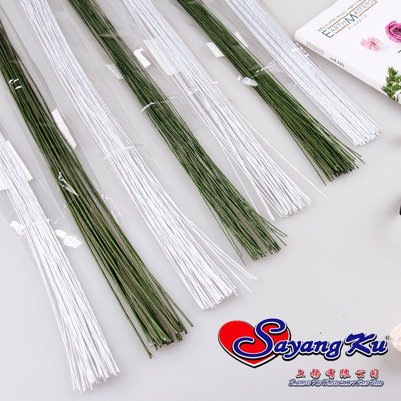 (Hot)(8 Size) Dawai Bunga / Floral Wire (Green, White) | Shopee Malaysia