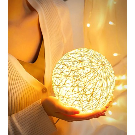 Night Light Nordic Style Decorative 3D Light Table Lamp LED Bedroom ...