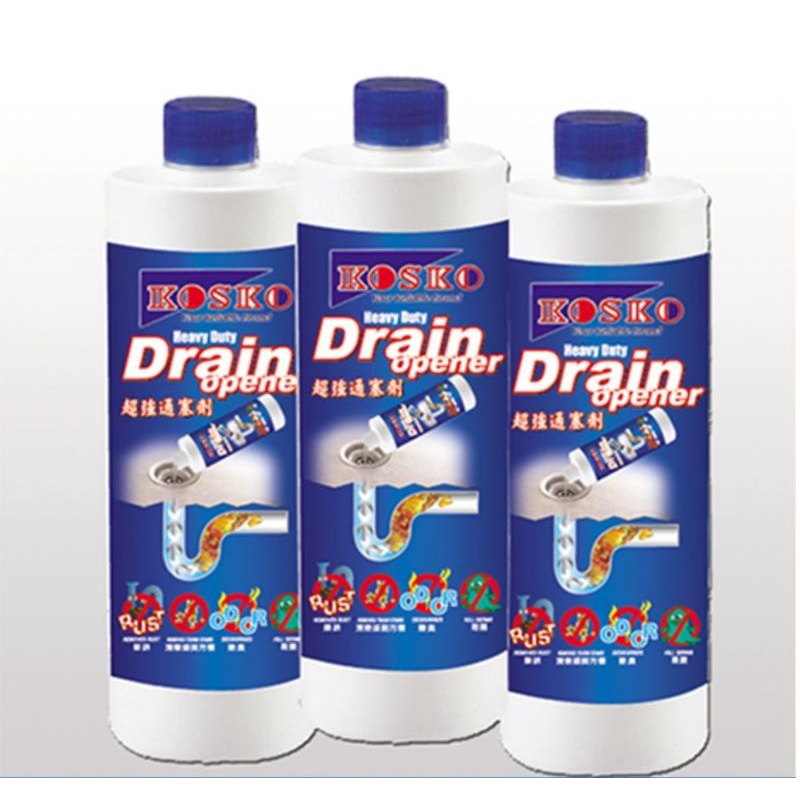 KOSKO DRAIN OPENER Powerful Home Clean Pipeline Dredge Helper Ubat ...