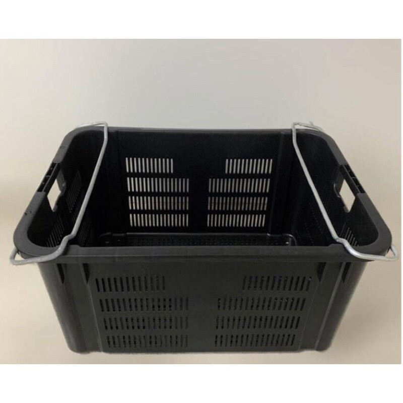 XL Bakul buah /sayur Heavy Duty Basket with steel handle and stackable ...