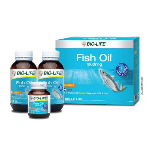 BIO-LIFE Fish Oil 1000mg Vegicaps 100's | Shopee Malaysia