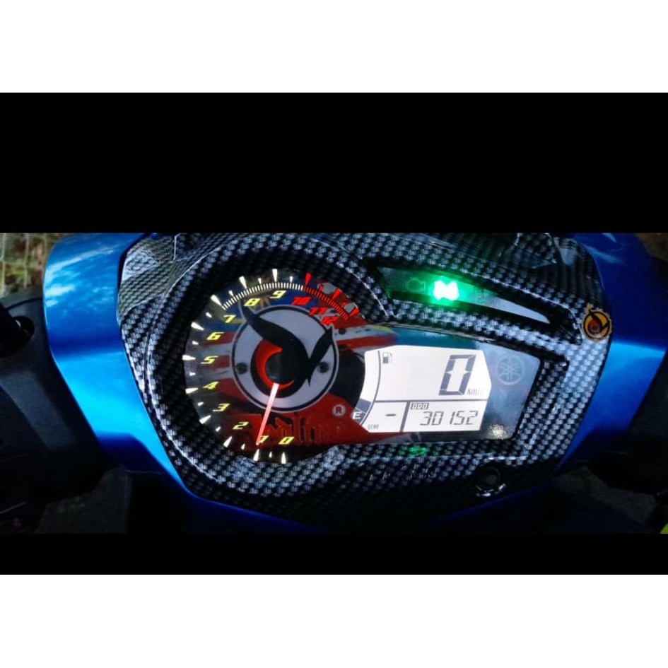 STIKER METER YAMAHA Y15 V1 STICKER METER INLINE FREE + NAMA & NO ...