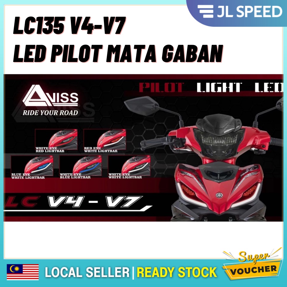 YAMAHA LC135 135LC V4 V5 V6 V7 LED PILOT LIGHT WITH RUNNING SIGNAL LED MATA GABAN POSITION LAMP ...