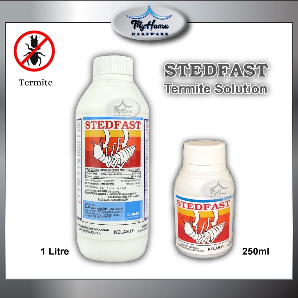 STEDFAST Termite Solution / Ubat anai-anai -100& Original (1 Litre ...