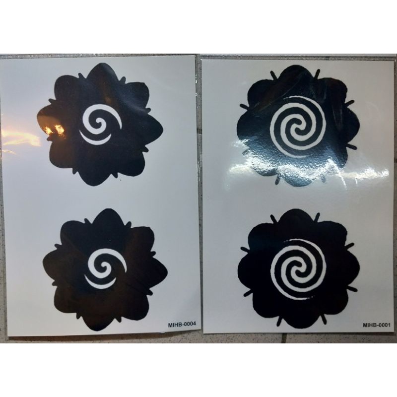 Temporary Tattoo - Bunga Terung | Shopee Malaysia