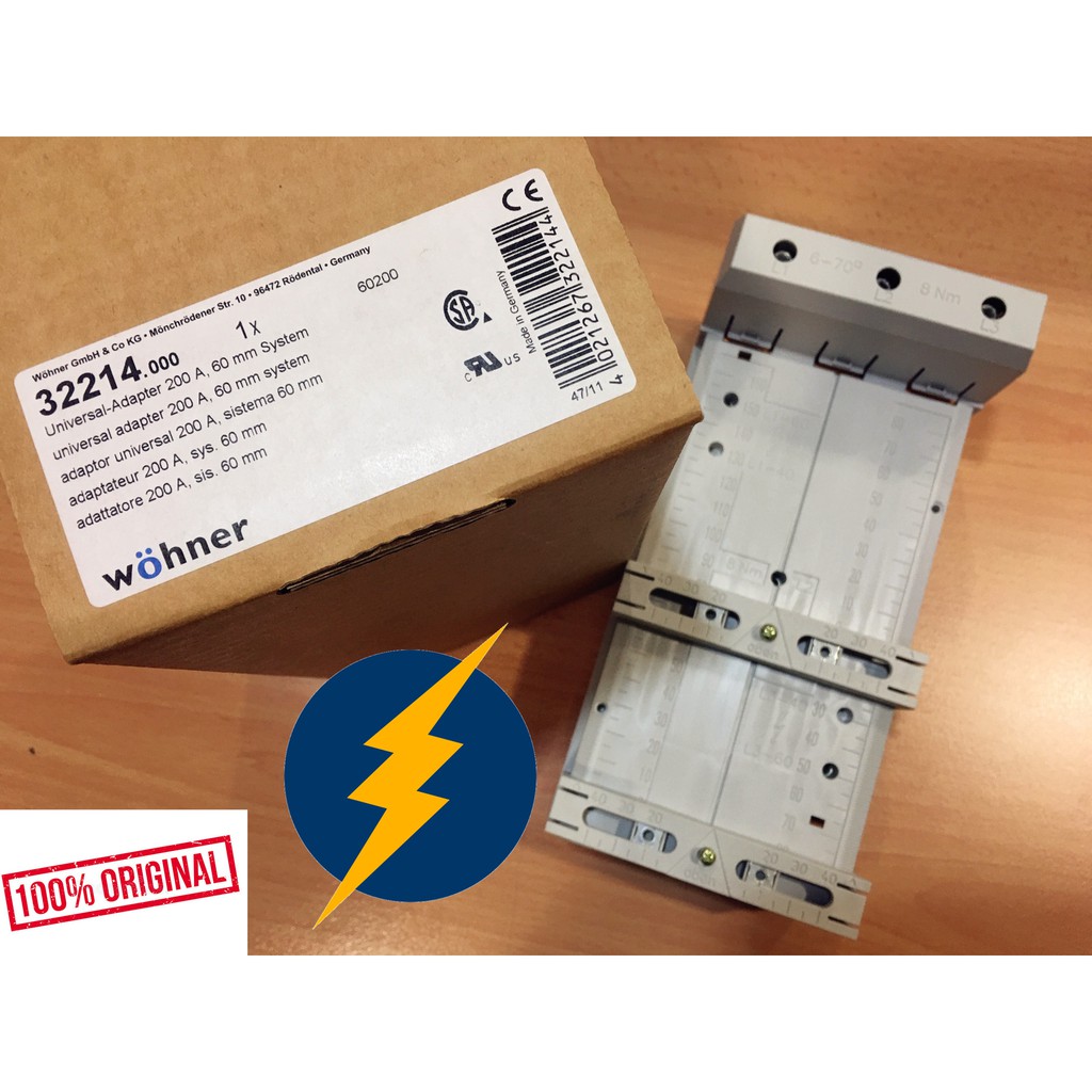 Wohner BUSBAR ADAPTER 200 A ( 32214 ) | Shopee Malaysia