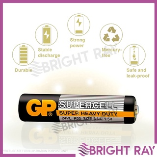 [ORIGINAL] 4PCS GP SUPERCELL / GP GREENCELL / TIANQIU Batteries AA/AAA ...